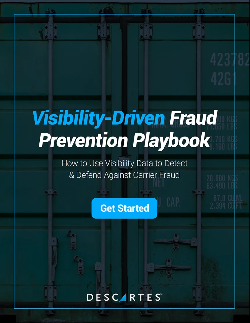 Visibility-Driven Fraud Prevention Playbook - Descartes MacroPoint
